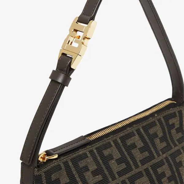 Fendi Vanity Pouch Small Ff Zucca Jacquard Fabric Mini-bag